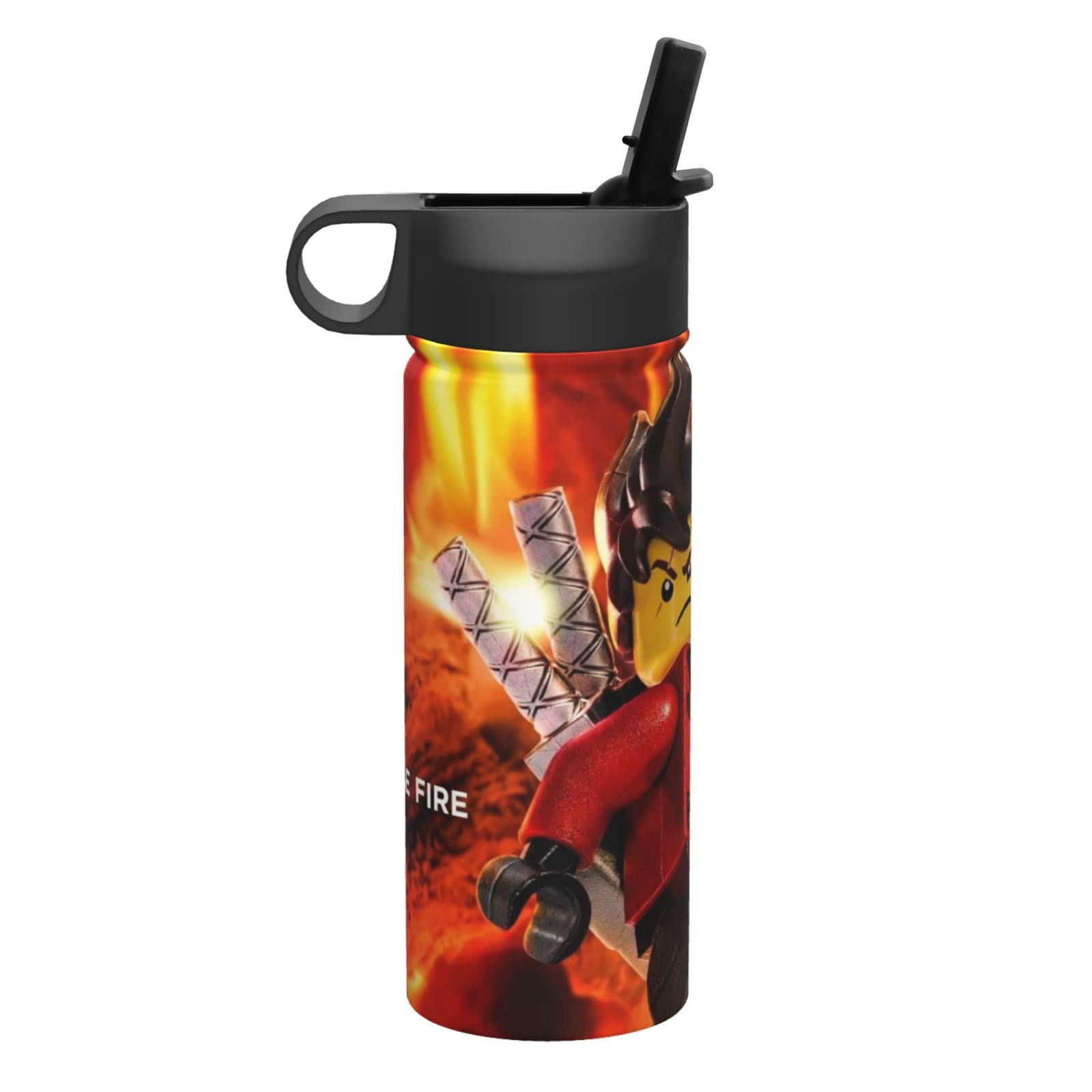 Ninjago Stainless Steel Water Bottle, 18oz Double Walled Vacuum ...