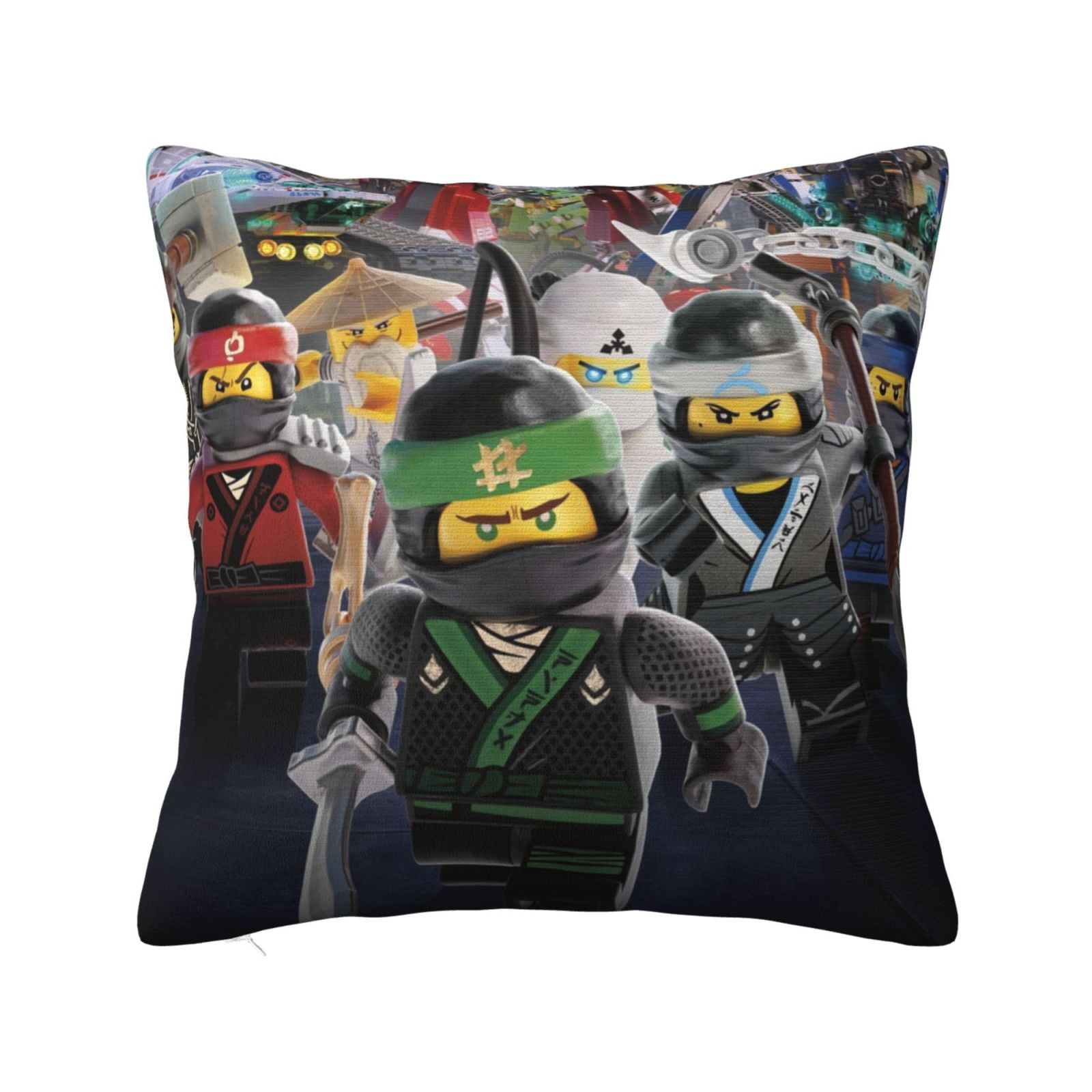 Ninjago Throw Pillow Covers 24"X24" Pillow Case Cushion Pillow Cover ...