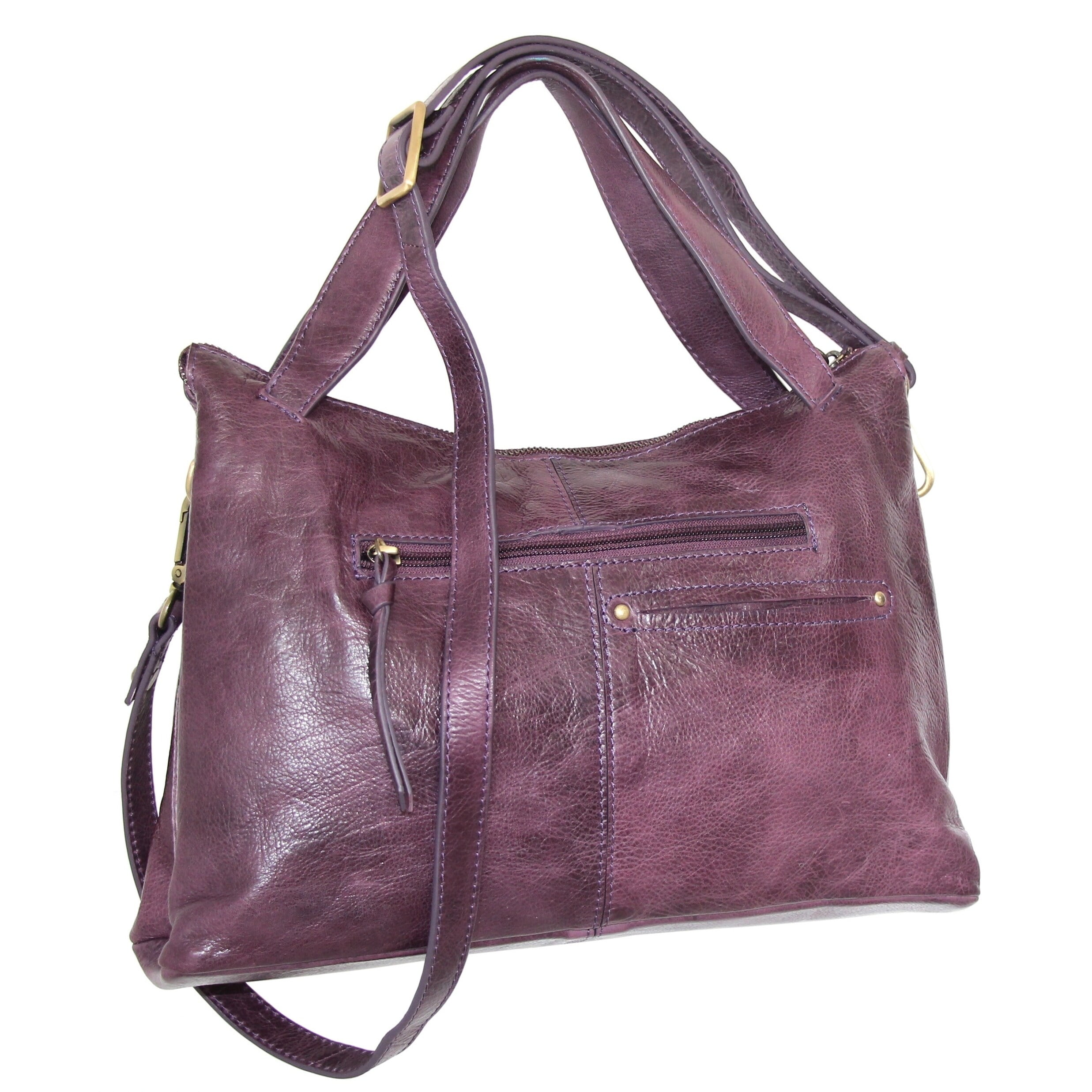 Nino Bossi Handbags Nino Bossi Flower Satchel Cabernet - Walmart.com