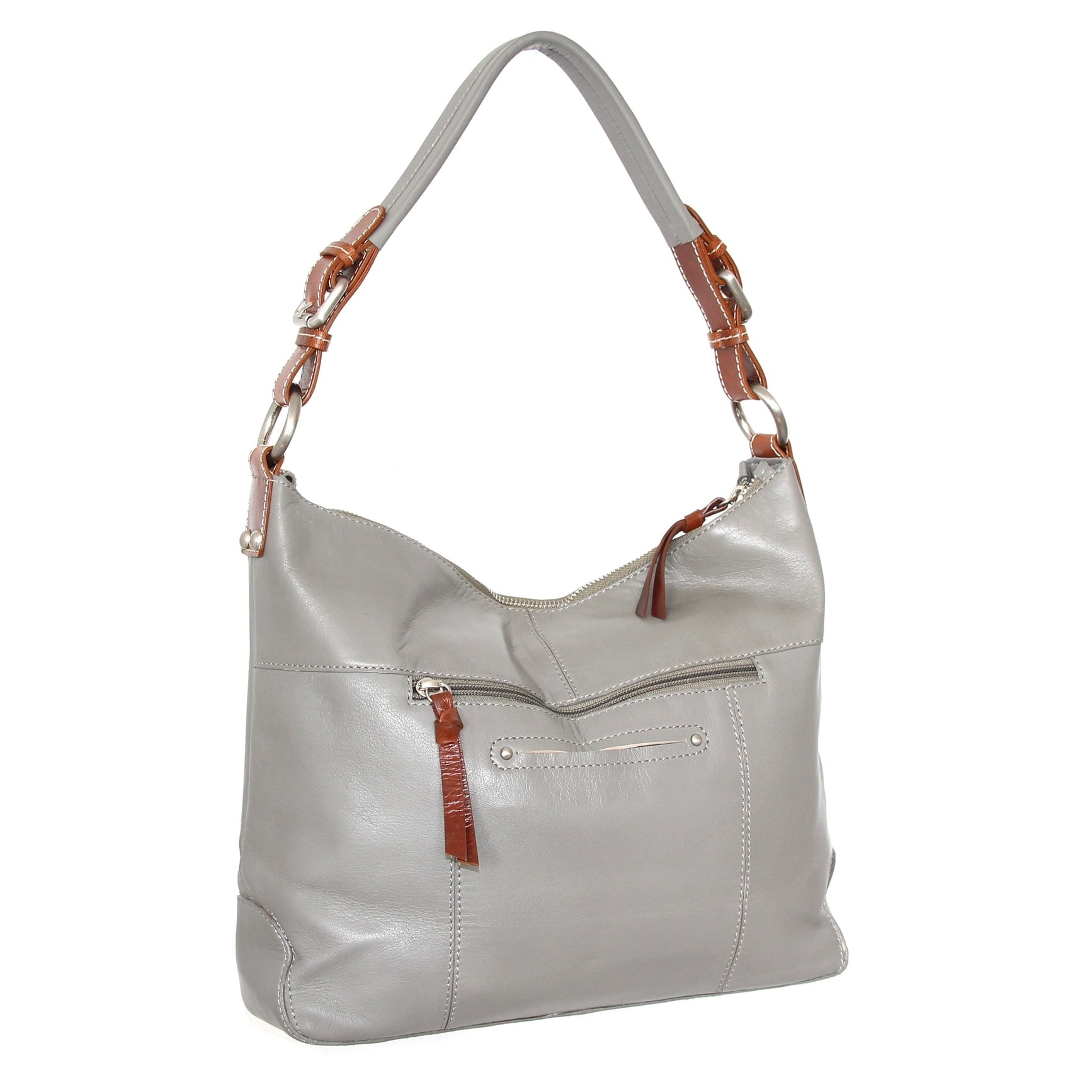 Nino Bossi Handbags Nino Bossi Honor Hobo Cognac - Walmart.com