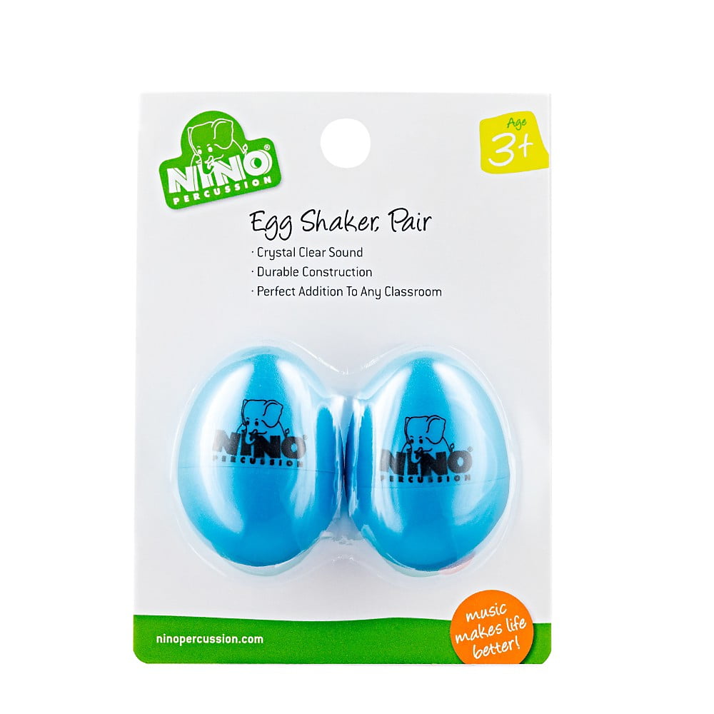 Nino Plastic Egg Shaker Pairs Sky Blue - Walmart.com
