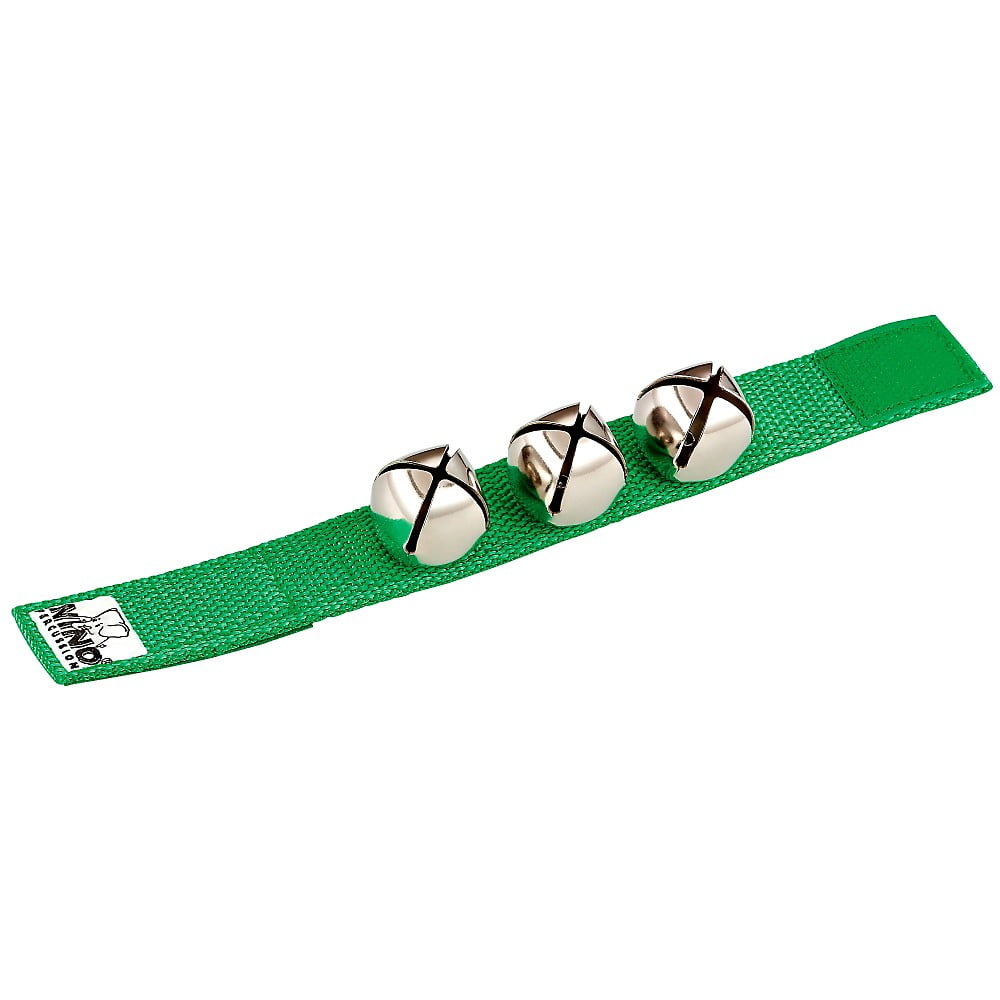 Nino Wrist Bells Strap with 3 Bells Green 9 in. - Walmart.com