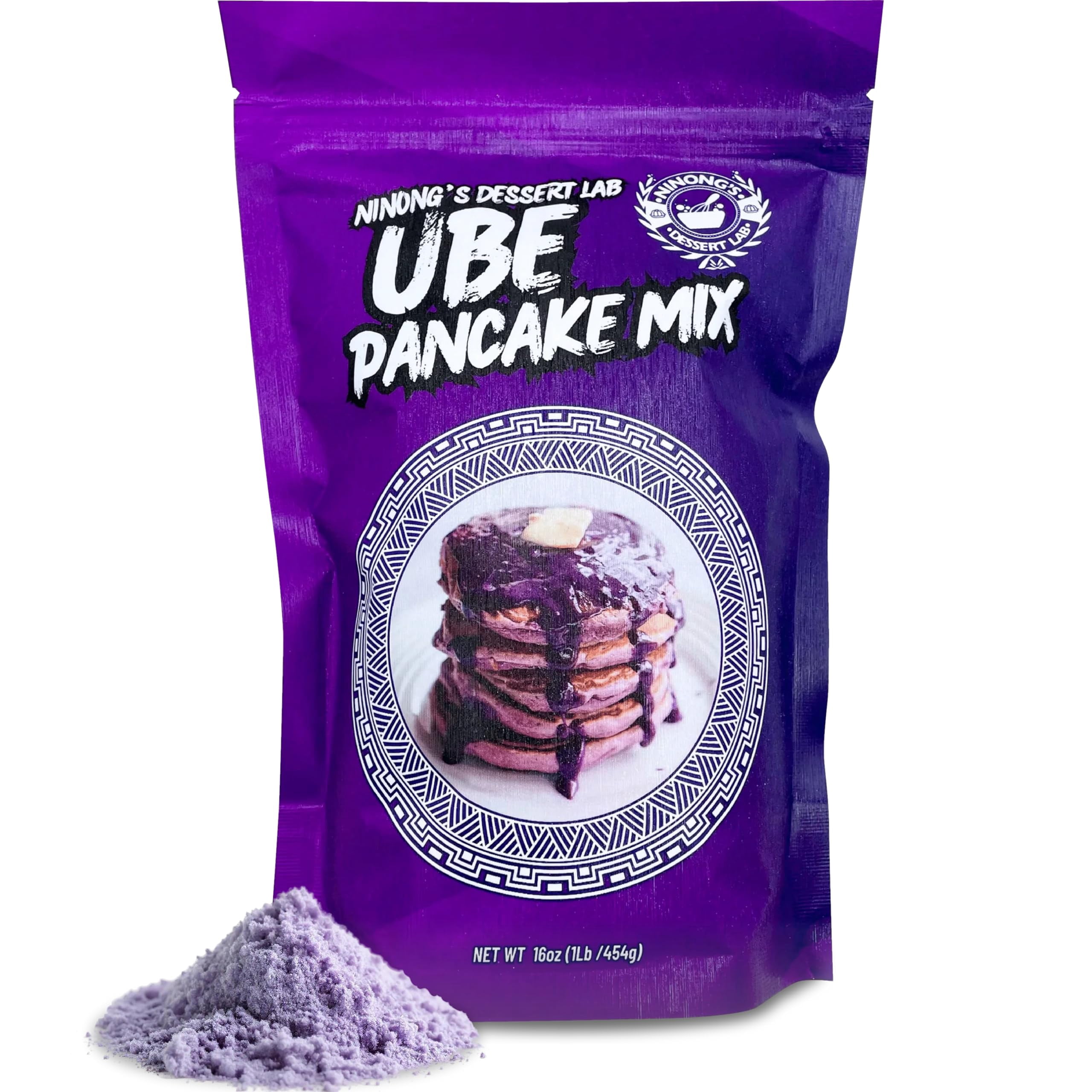 Ninong's Dessert Lab Ube VTF5 Pancake Mix, Ube Flavored Buttermilk ...