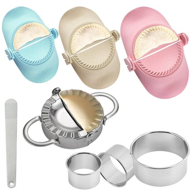 Ninonly Empanada Maker Press, Dumpling Maker Set with Dough Cutter ...