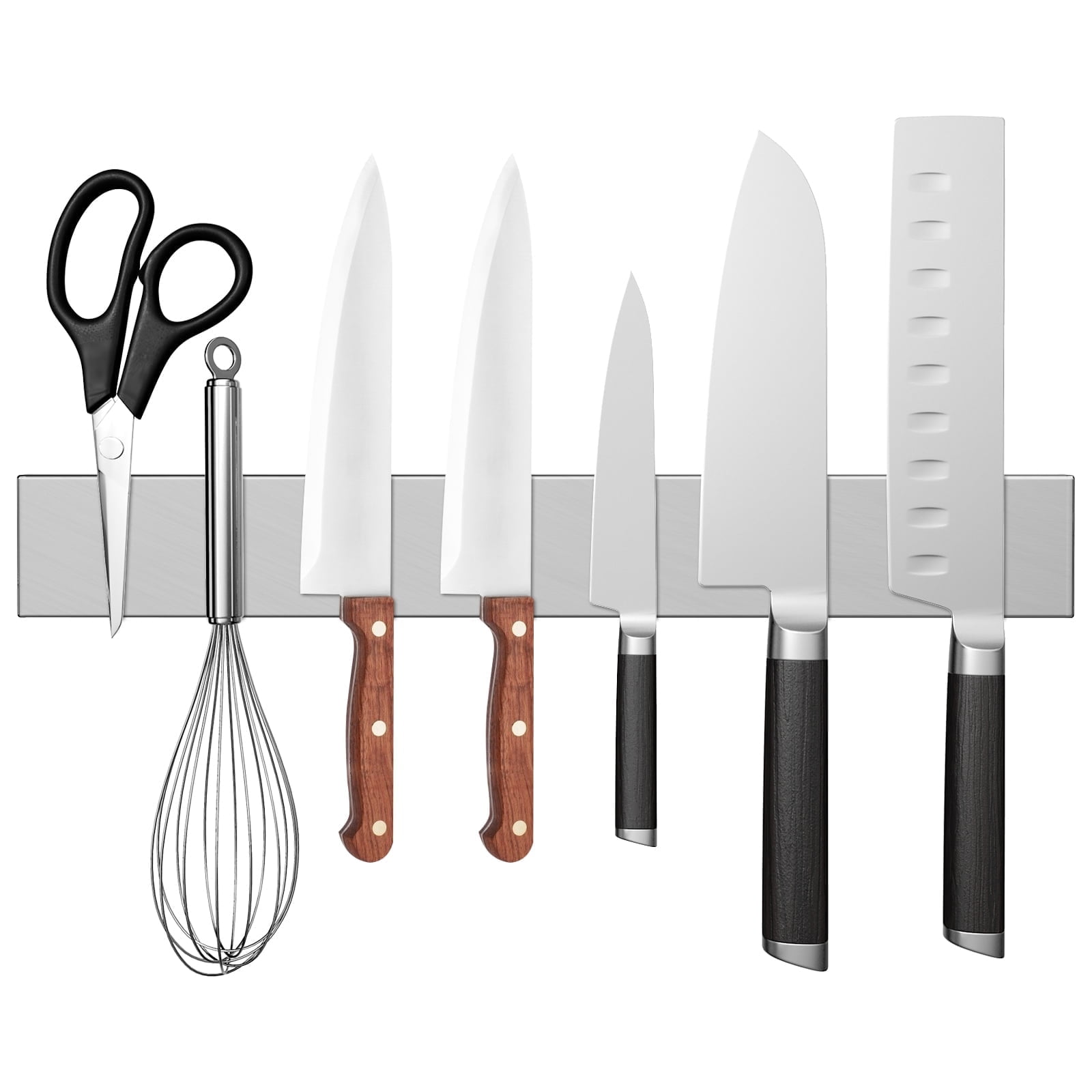 Ninonly Magnetic Knife Strip 12 Inch, Stainless Steel Wall Mounted ...