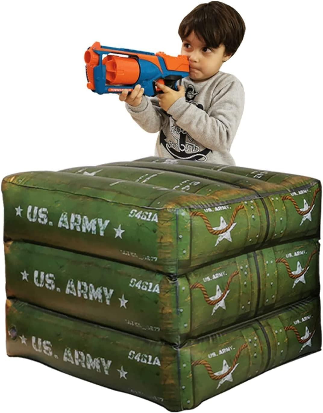 Ninostar Army Combat Inflatable Box Outdoor Inflatable Toys Nerf ...