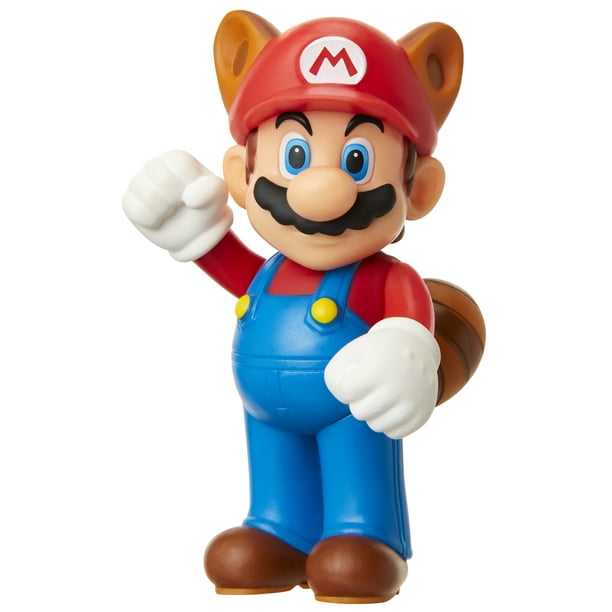 Nintendo 2.5" Limited Articulation Racoon Mario - Walmart Business Supplies