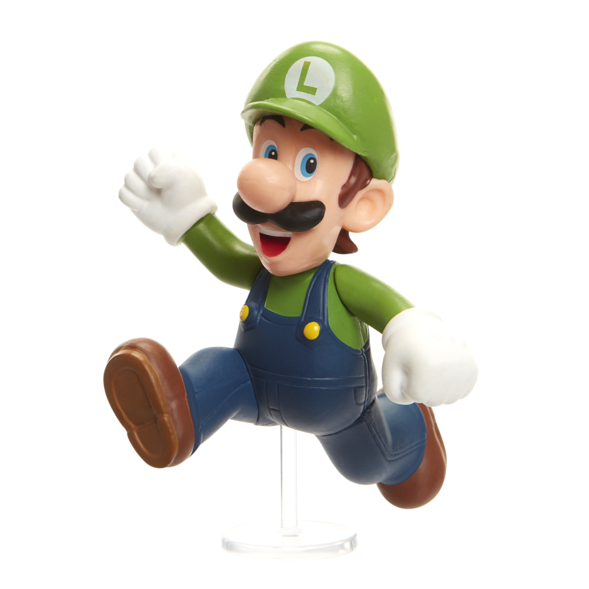 Nintendo 2.5" Limited Articulation Running Luigi - Walmart.com