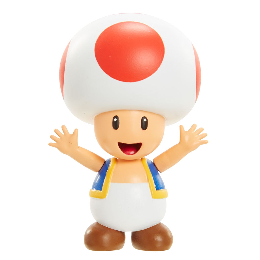 Nintendo 2.5" Limited Articulation Toad - Walmart.com