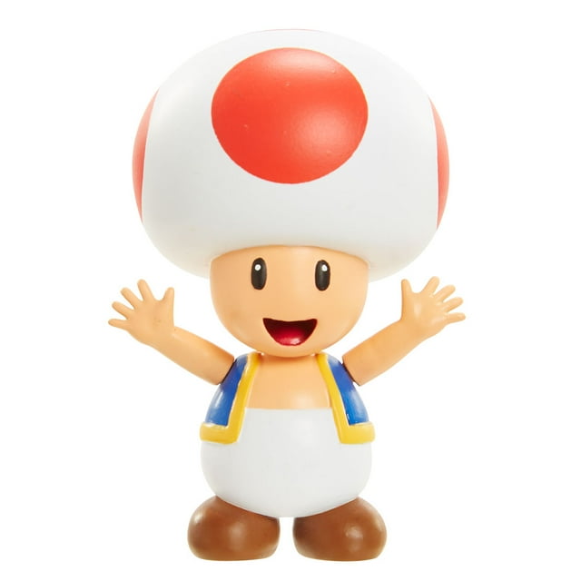 Nintendo 2.5" Limited Articulation Toad - Walmart.com
