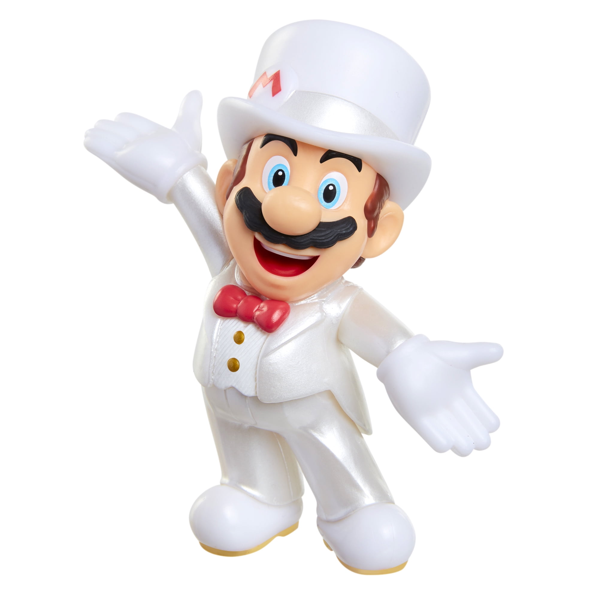 Nintendo Super Mario 2.5 Figure - Articulation Wedding Mario - Walmart.com