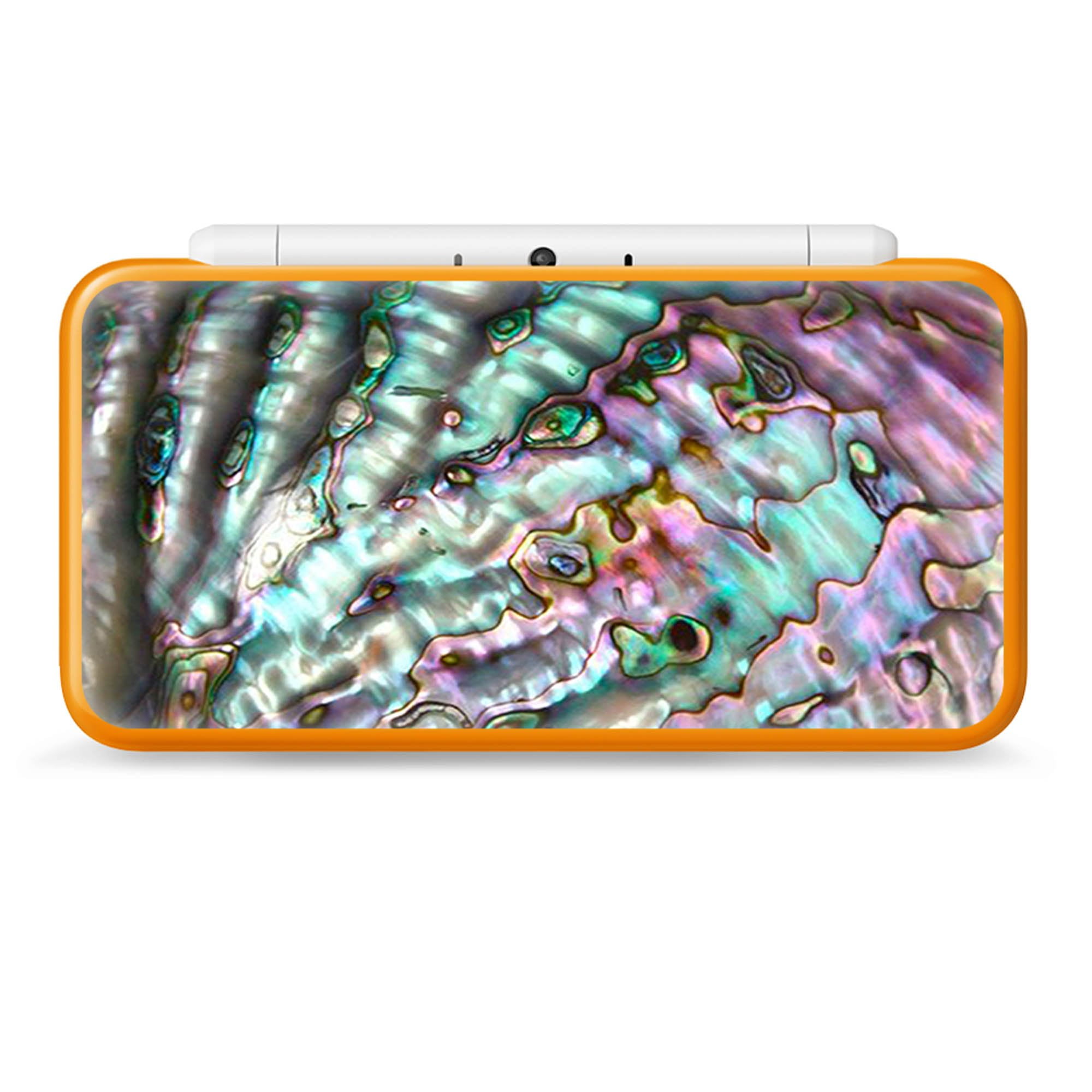 Nintendo 2DS XL Skin Decal Vinyl Wrap - Abalone Pink Green Purple Sea ...