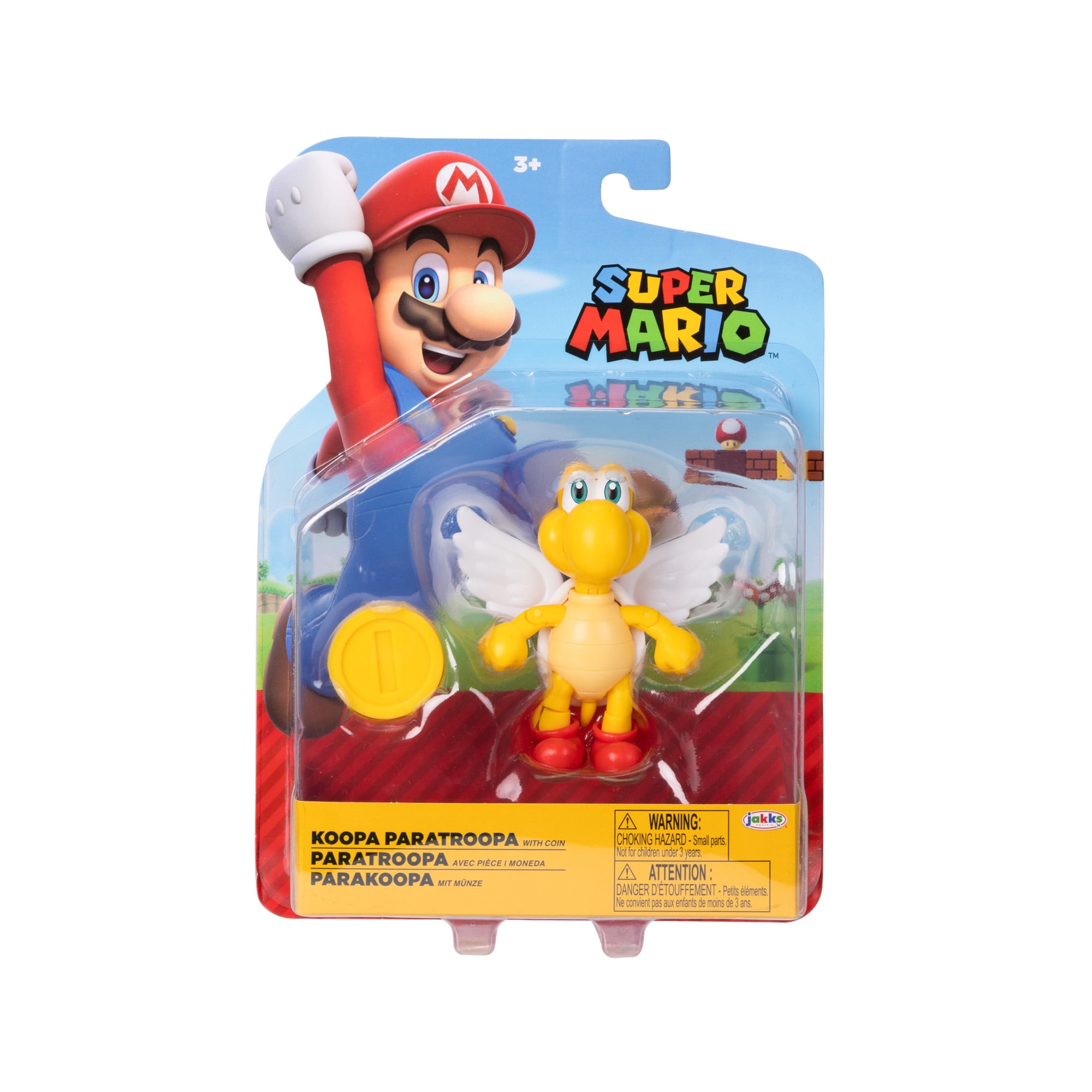 Nintendo 4 inch action figure Red Para Koopa Troopa with coin - Walmart.com