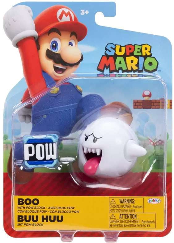 World of Nintendo Wave 48 Boo Action Figure [with POW Block] - Walmart.com