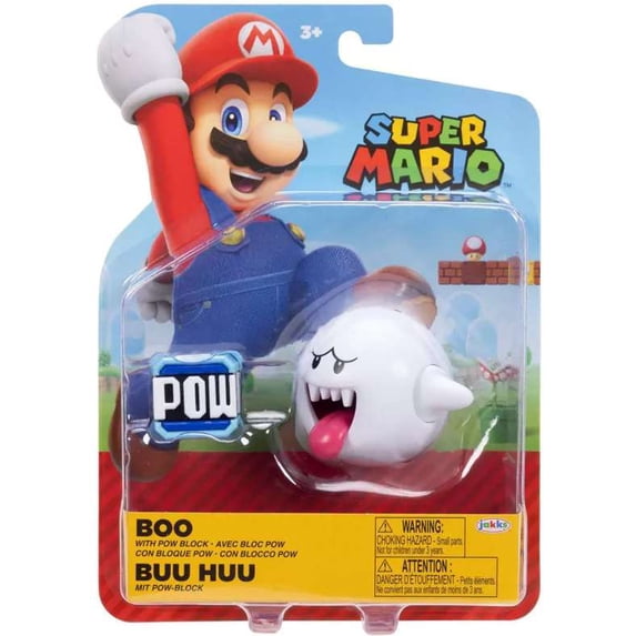 World of Nintendo Wave 48 Boo Action Figure [with POW Block] - Walmart.com