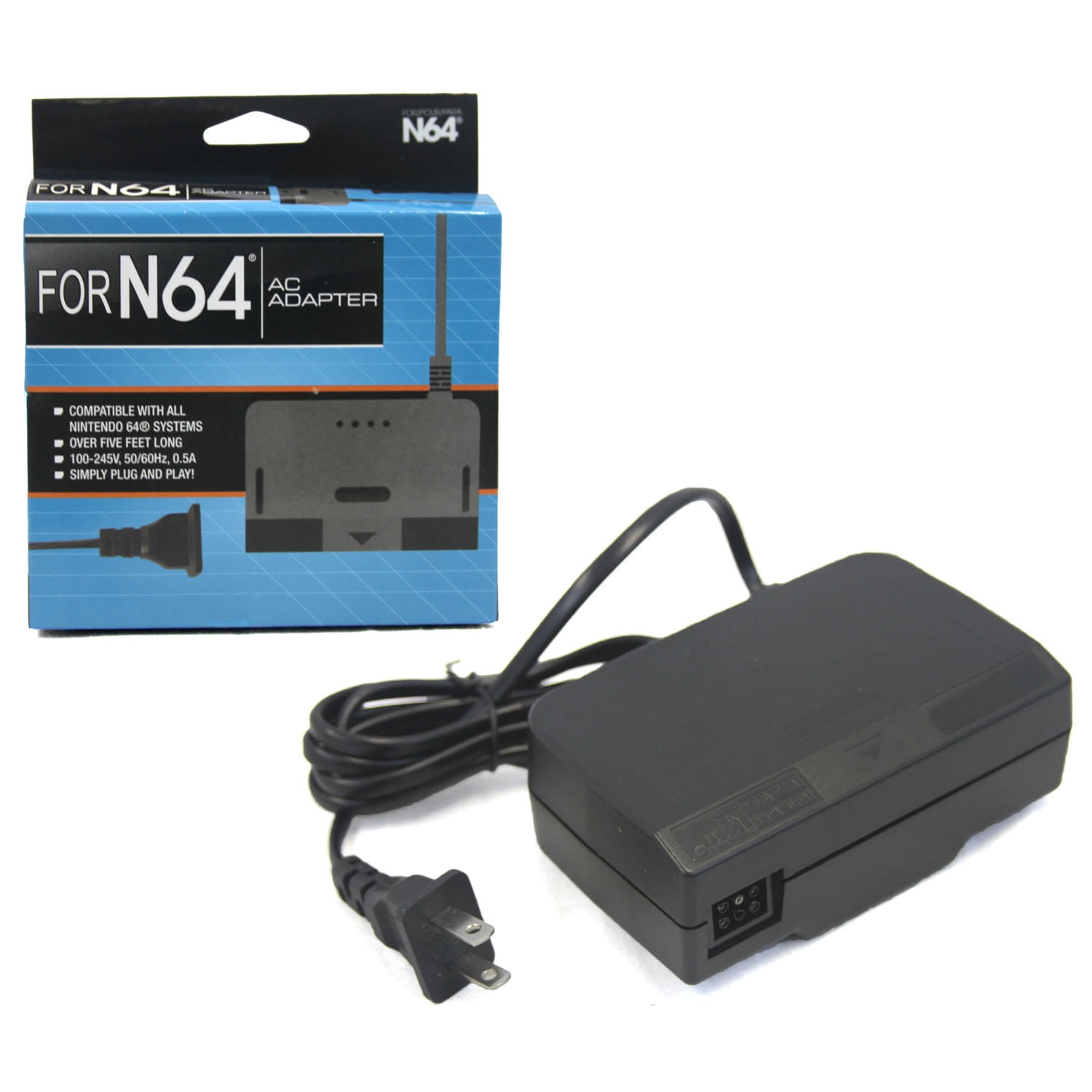 Nintendo 64 AC Adapter (Hexir) - Walmart.com