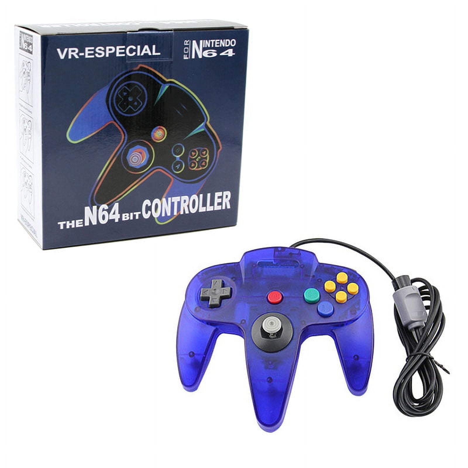 Nintendo 64 Analog Controller Pad OG - Clear Blue (Hexir) - Walmart.com
