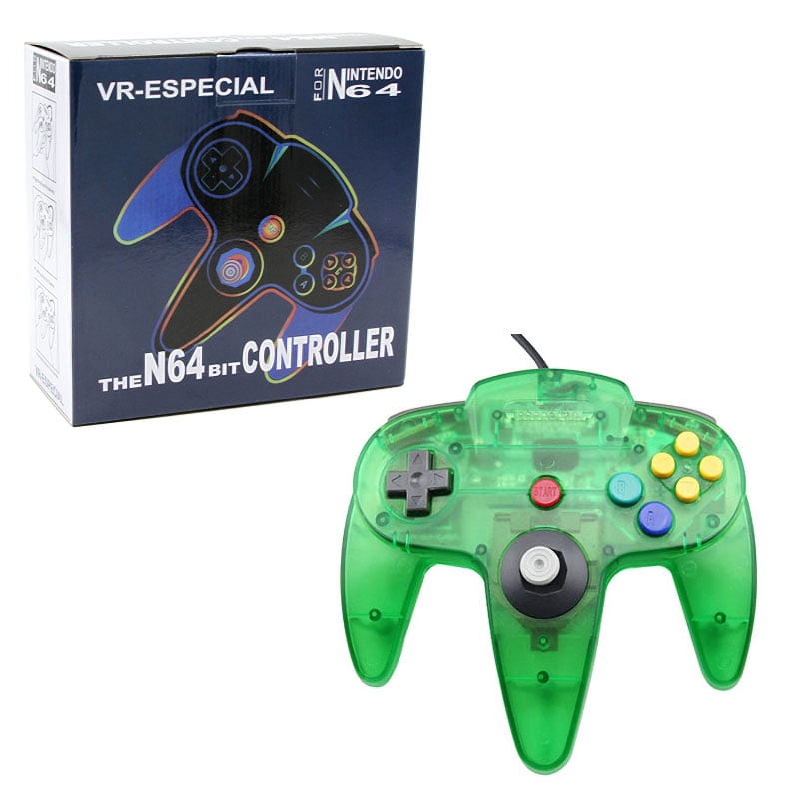 Nintendo 64 Analog Controller Pad OG - Clear Green (Hexir) - Walmart.com