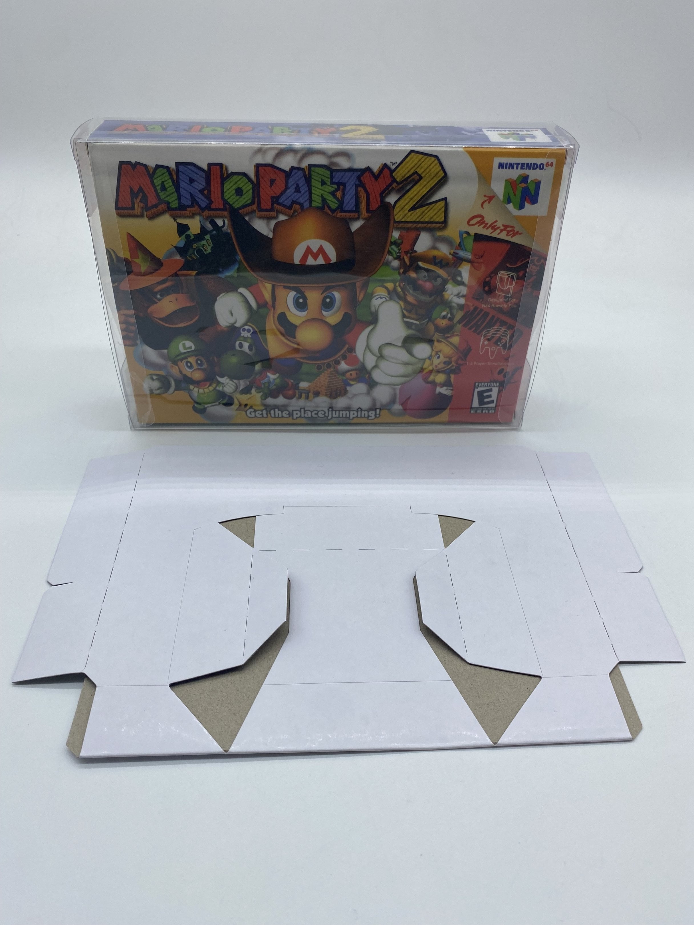 Nintendo 64 N64 Game Box Only Inserts and Protector Custom CIB Mario ...