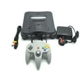 Nintendo 64 Console, Gray Matching Controller, Cables, Cleaned ...