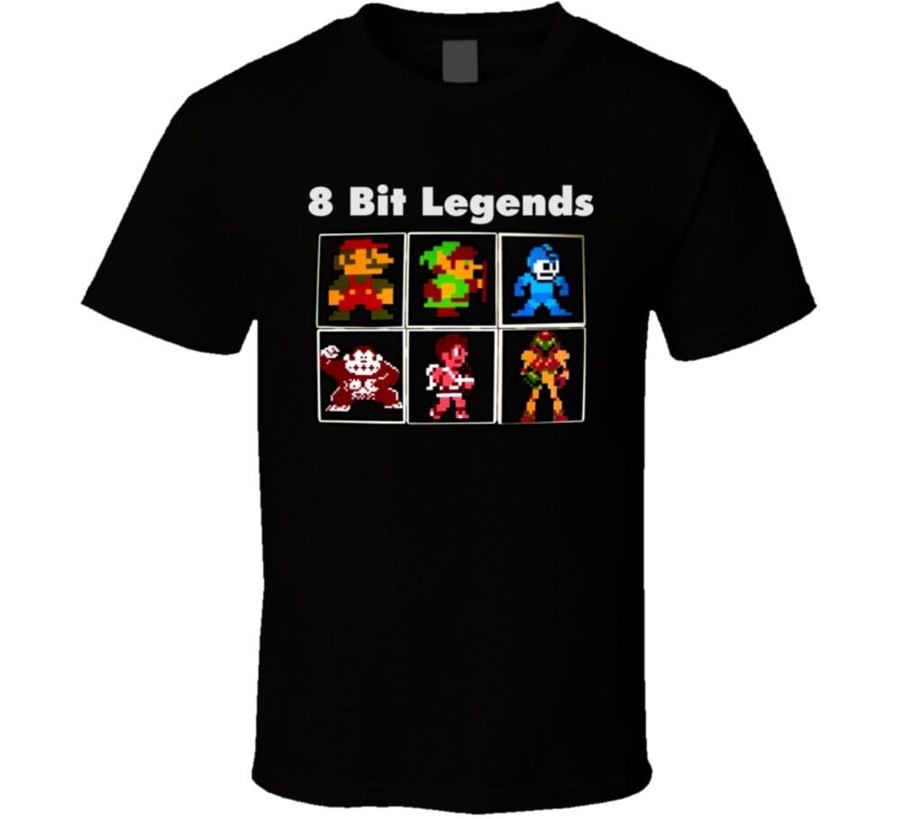 Nintendo 8 Bit Legends T Shirt - Walmart.com