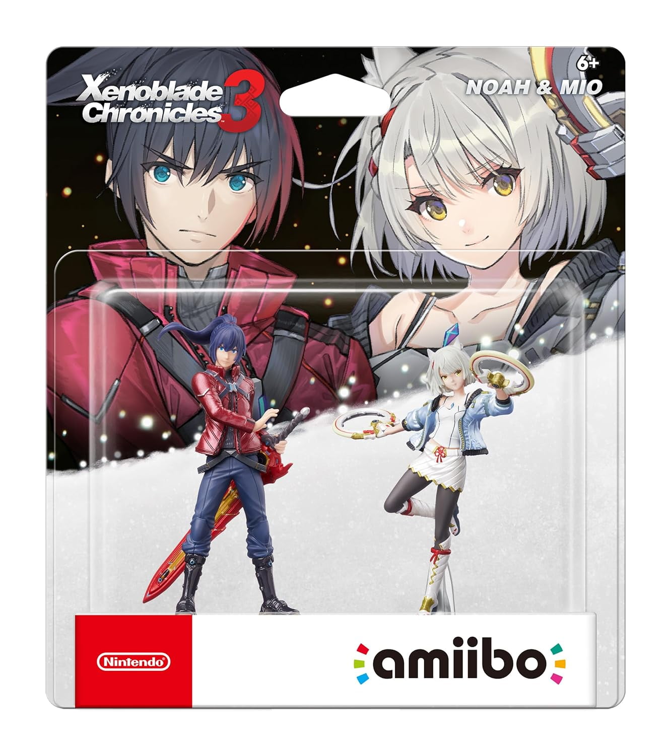 Nintendo Amiibo Character 2 Pack - Noah & Mio (Xenoblade Chronicles 3 ...