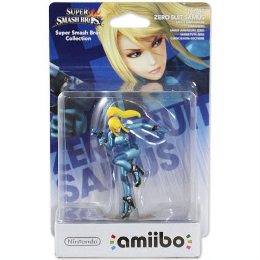 Nintendo Amiibo Figure - Super Smash Bros. - ZERO SUIT SAMUS (Metroid) - Walmart.com