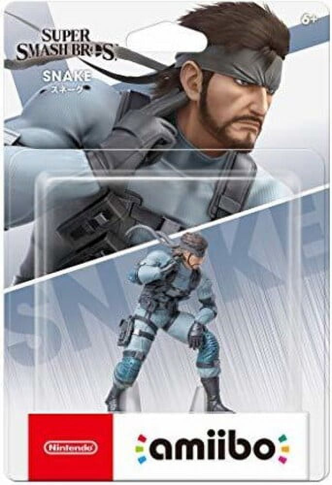 Nintendo Amiibo - Snake for Super Smash Bros. Series, Switch Compatible ...