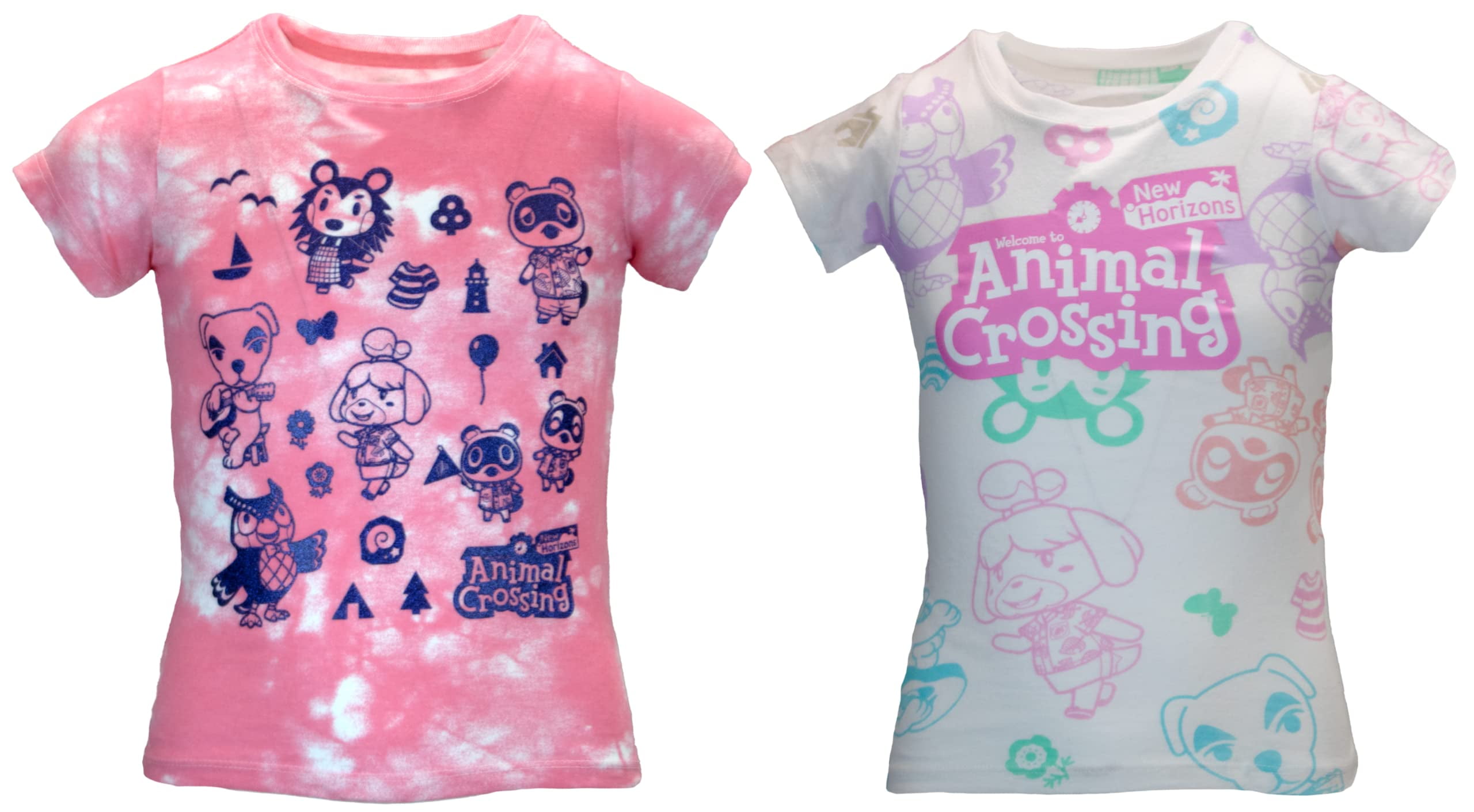 Nintendo Animal Crossing Girls Tees 2-Packs, Animal Crossing New ...