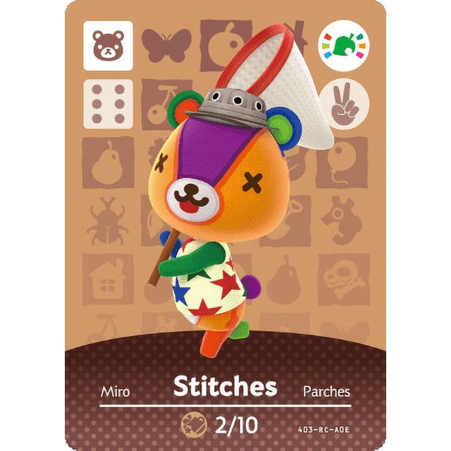 Nintendo Animal Crossing Promo amiibo Card - Stitches - Walmart ...