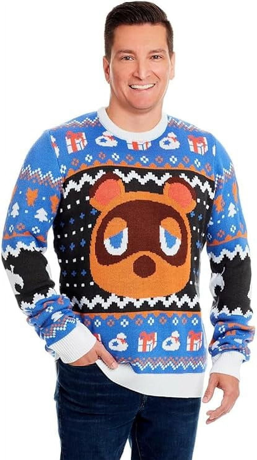 Nintendo Animal Crossing Tom Nook Holiday Ugly Sweater - Geeknet ...