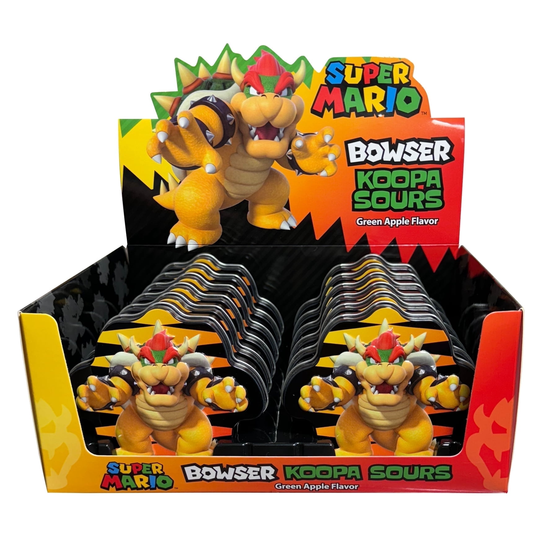 Nintendo Bowser Koopa Green Apple Sours 1.5 oz. Tin - Walmart.com