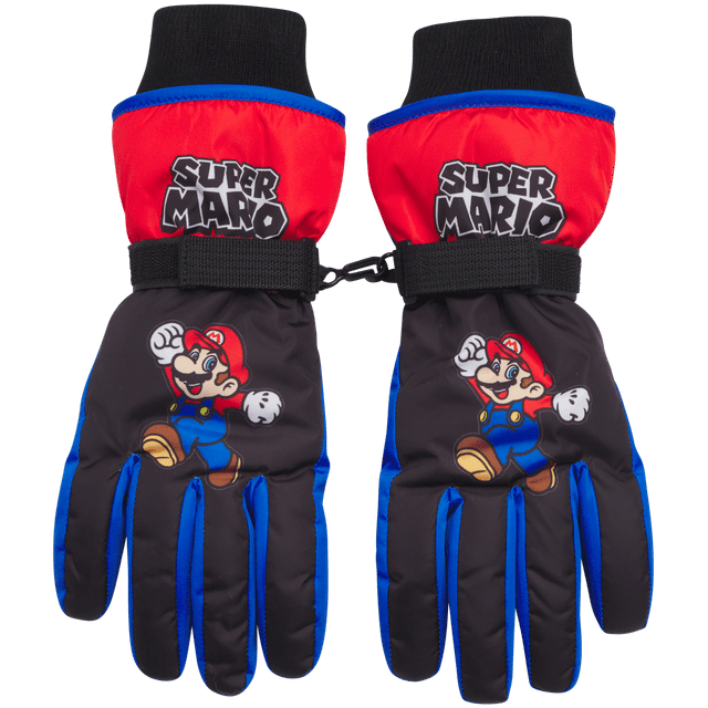 Nintendo Little Boys' Super Mario Bros. Winter Ski Gloves or Mittens (2 ...