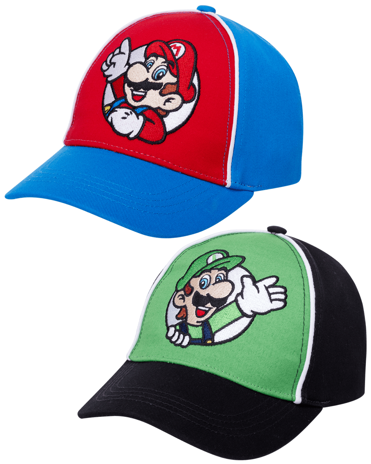 Nintendo Boys Super Mario 3D POP Baseball Cap, 100% Cotton, Ages 4-7, 2 ...