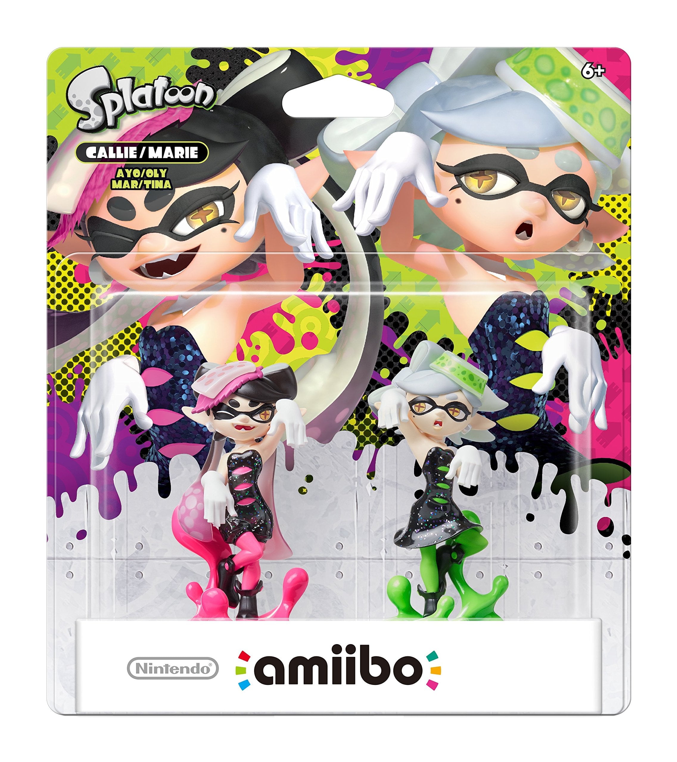 Nintendo Wii U Callie & Marie 2-Pack Amiibo, Interactive Character ...