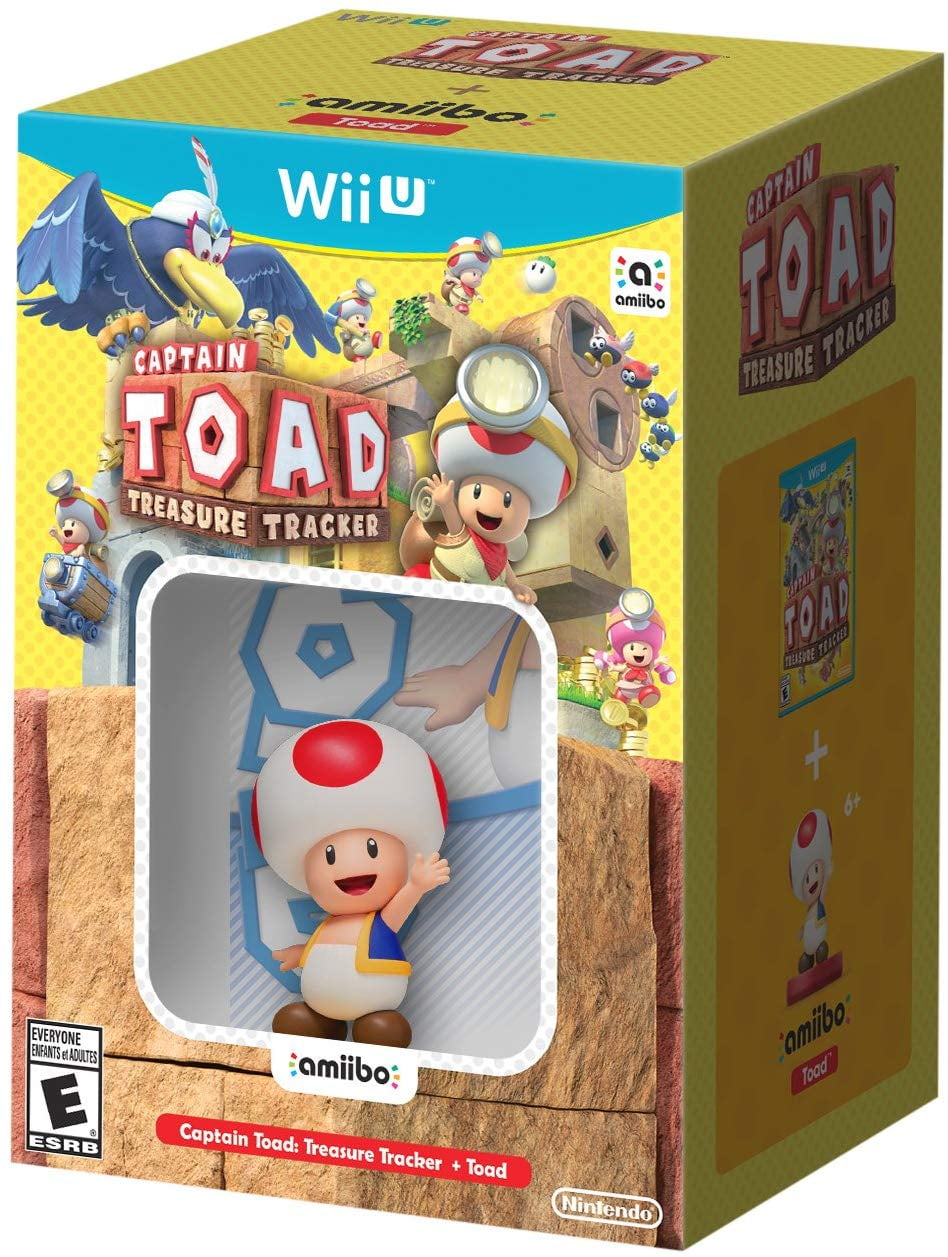 Nintendo Captain Toad: Treasure Tracker+Toad amiibo (Nintendo Wii U ...