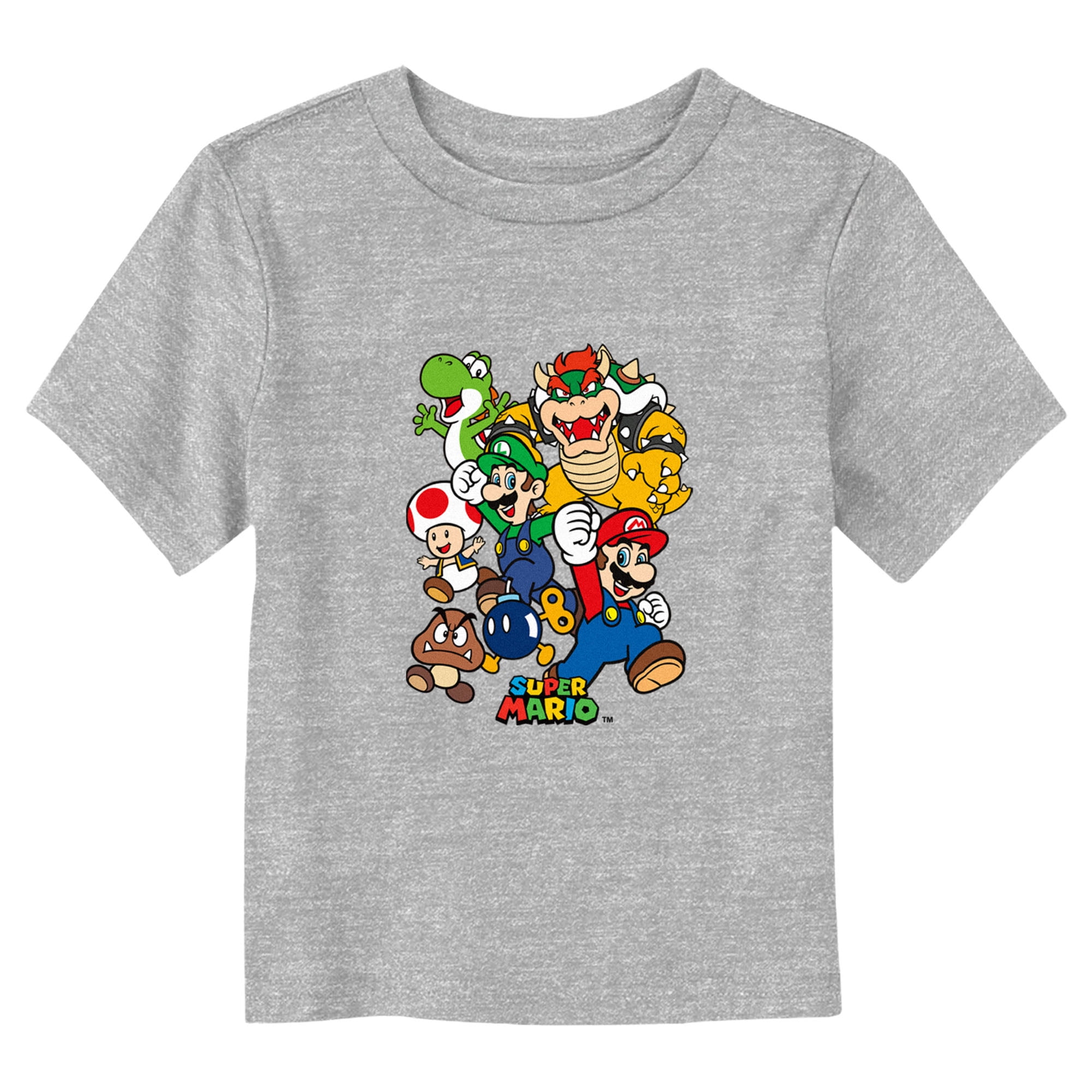 Nintendo Classic Team Graphic T-Shirt - Walmart.com