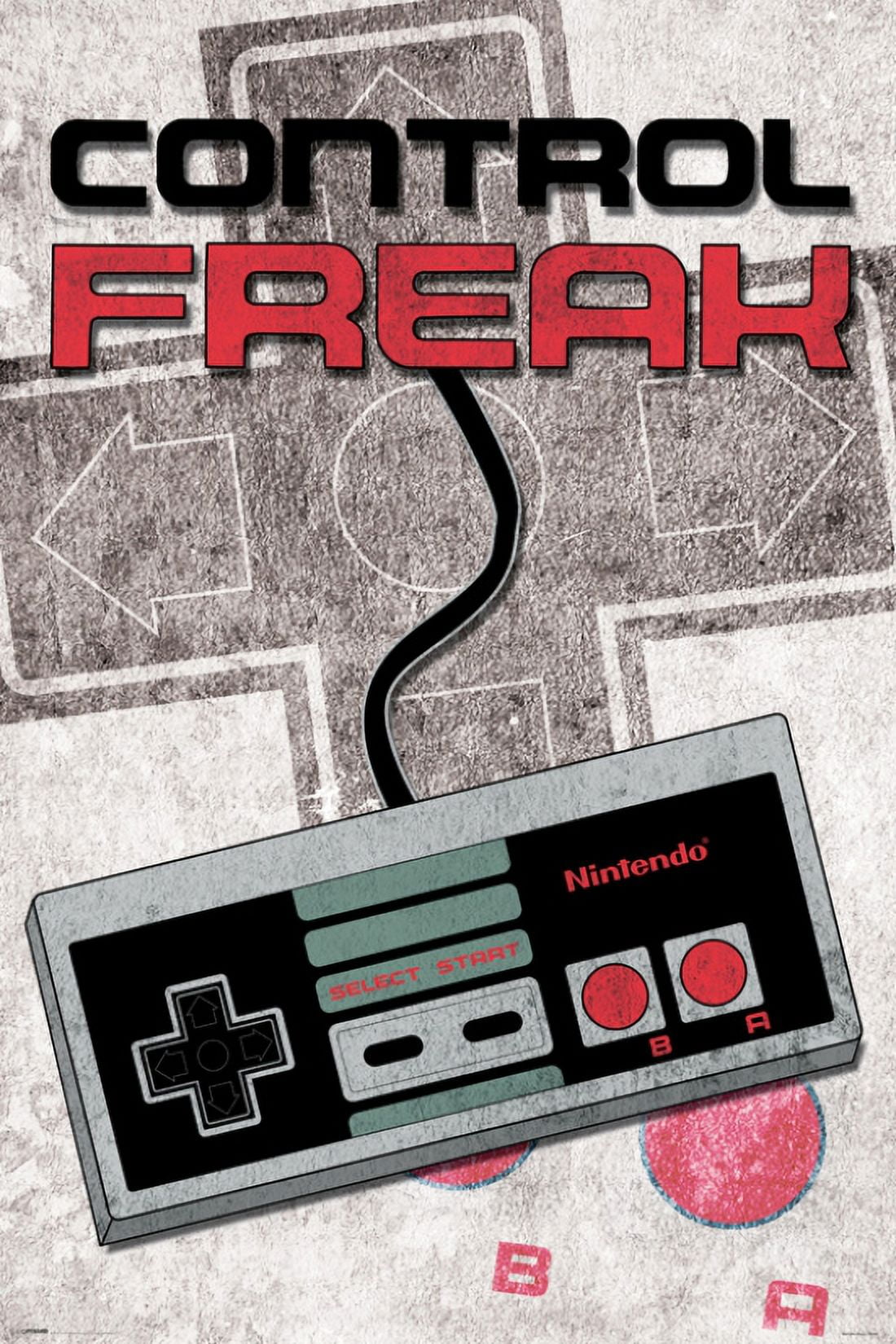 Nintendo - Control Freak Poster (24 x 36) - Walmart.com