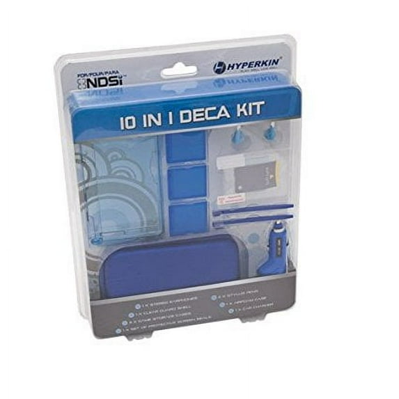 Nintendo DSi 10 in 1 Deca Kit - Blue - Walmart.com
