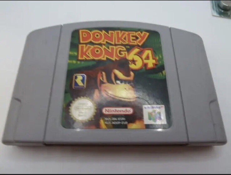 Nintendo Donkey Kong 64 video game cartridge for the N64 console ...