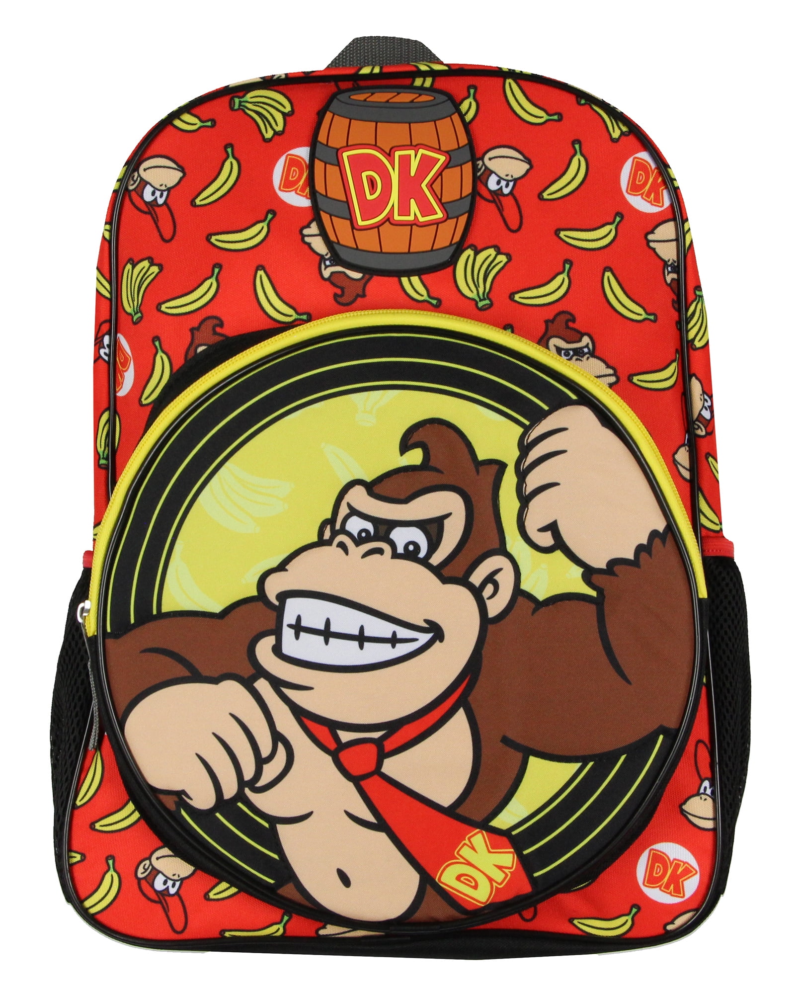 Nintendo Donkey Kong Backpack Gone Bananas 16" Video Game Backpack ...