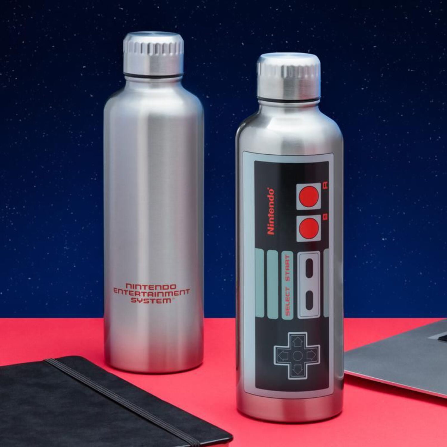 Nintendo Entertainment System Metal Water Bottle, Retro Design, 500ml ...