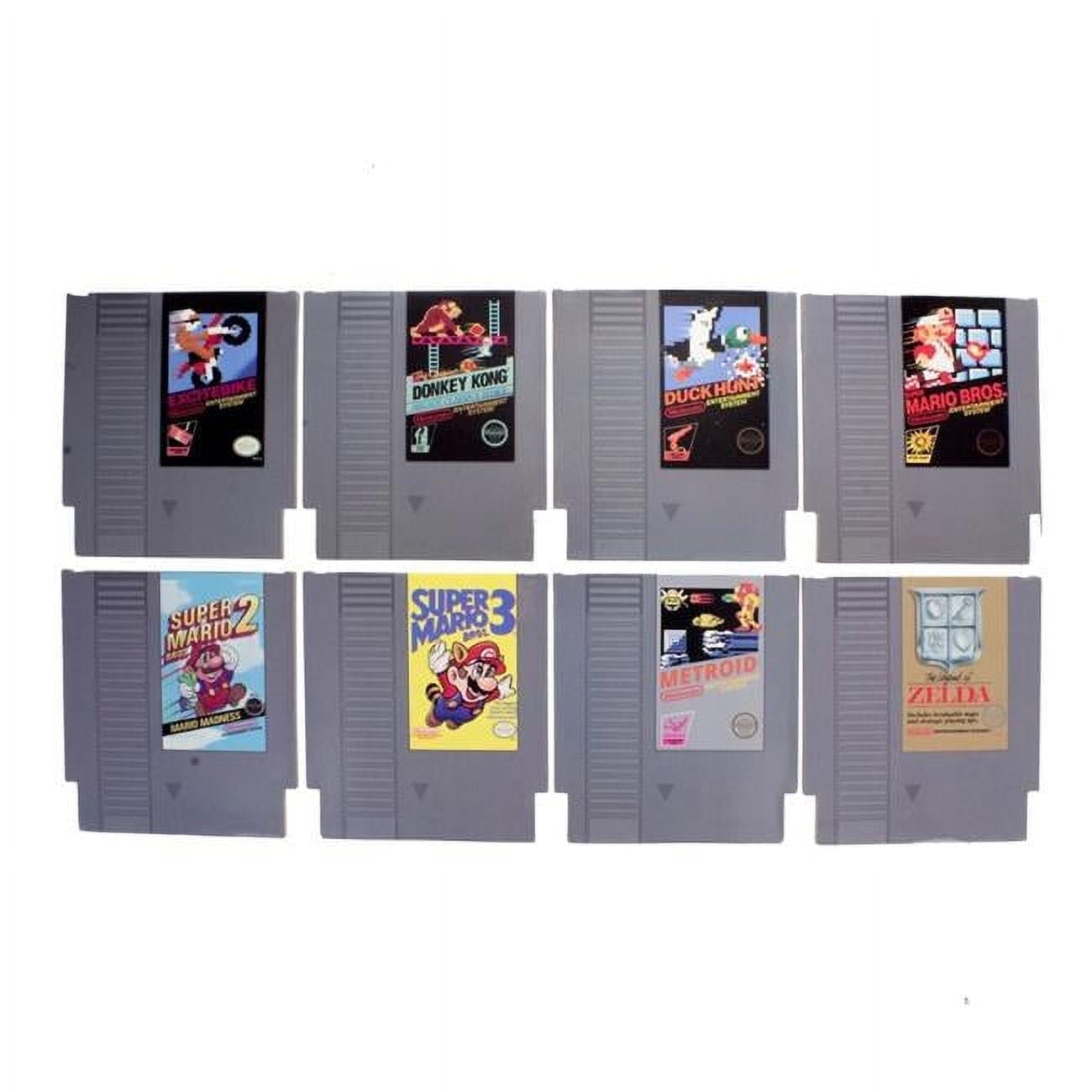 Nintendo NES Cartridge Coasters, Retro Design, 8-Pack, Double-Sided ...