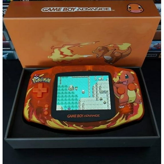 Nintendo Game Boy Advance Custom Console ~ Pokemon Charmander Edition ...