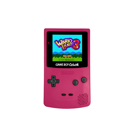 Nintendo Game Boy Color Console - Berry Red - AMOLED XL LCD Touch ...