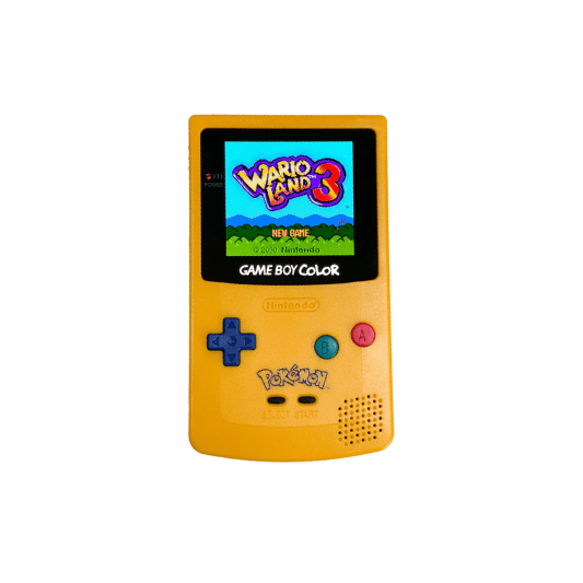 Nintendo Game Boy Color Console - Yellow/Blue - Pokemon Logo - New ...