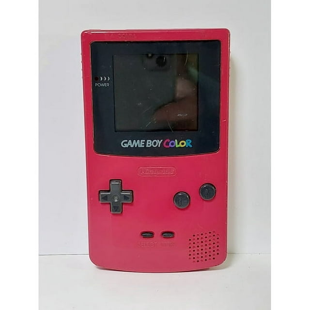 Nintendo Game Boy Color RED GBC-001 Handheld Console Tested Works Well ...