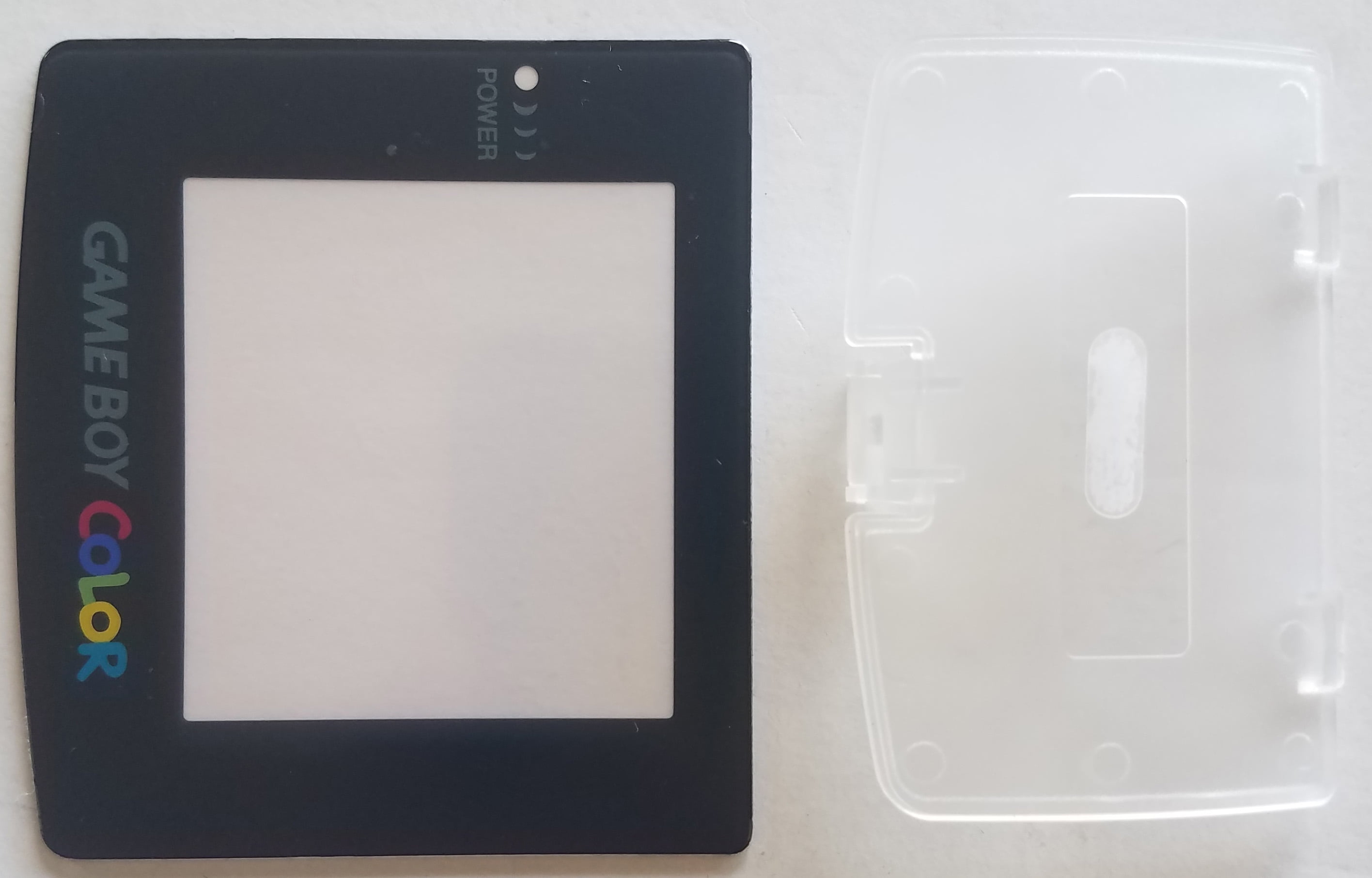 Nintendo Game Boy Color Replacement Screen Lens + Transparent Battery ...