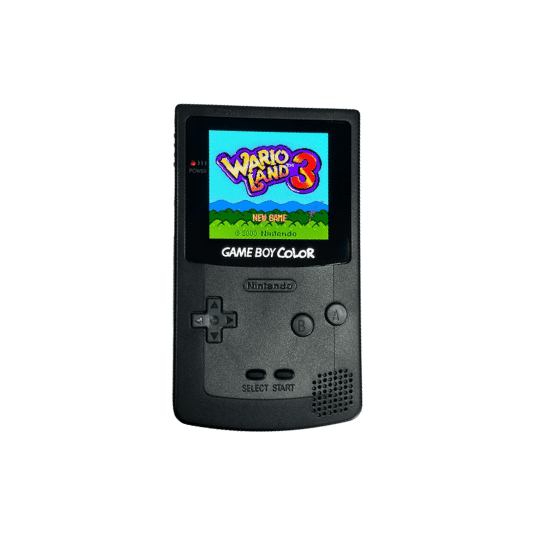 Nintendo Game Boy Color Video Game Console - Black - New Custom Built ...