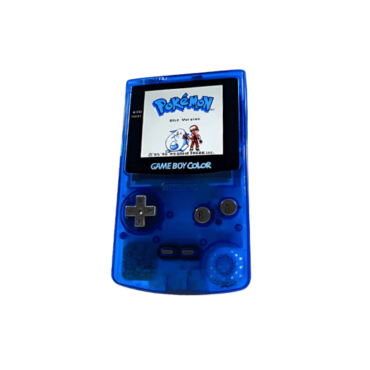 Nintendo Game Boy Color Video Game Console - Clear Blue - New Custom ...